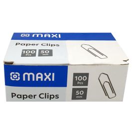Maxi MX-PC50 Boat Shape Paper Clip - 50mm - 100 Clips / Pack