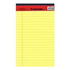 Sinarline Writing Pad, 127 x 203mm, A5 - Yellow